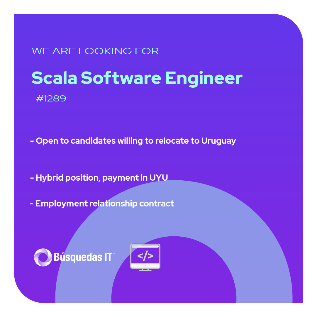 Búsquedas IT-SCALA SOFTWARE ENGINEER